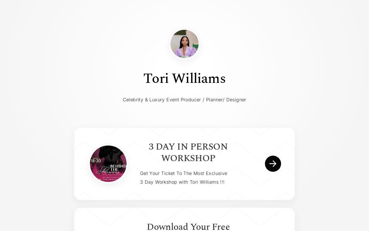 Tori Williams Cards